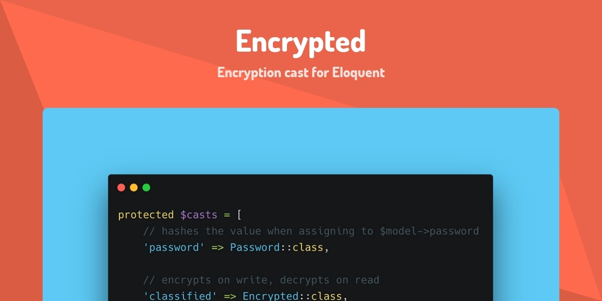 Encrypted Encryption Cast For Eloquent Made With Laravel